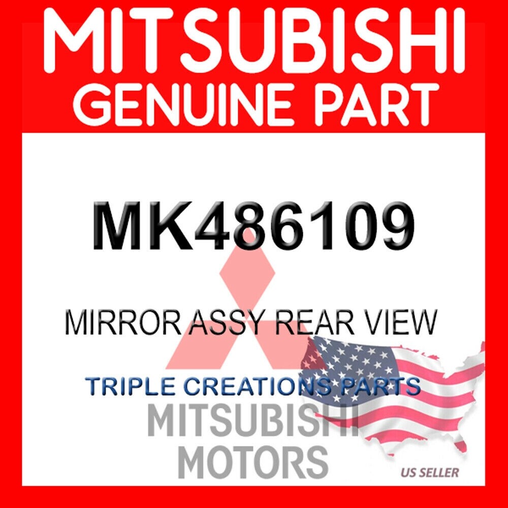 Genuine Mitsubishi Mk486109 Mirror Assy Rear View OEM | eBay