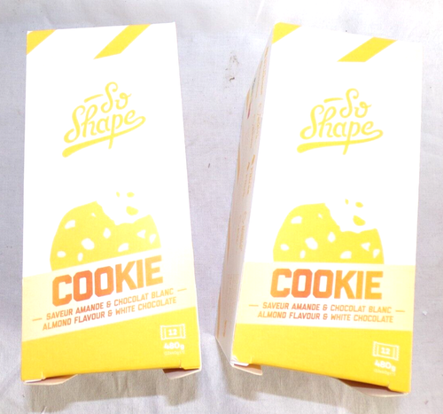 SO SHAPE COOKIES AMANDE CHOCOLAT BLANC 2 x 12 COOKIES - 08/2025 | eBay