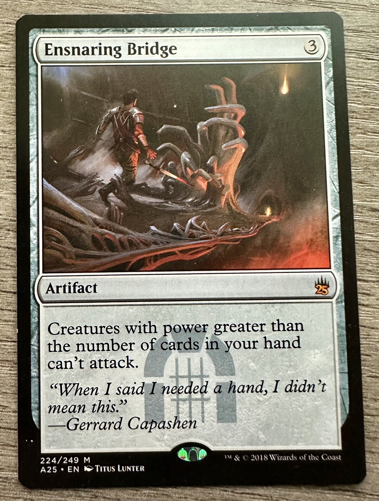 MTG Ensnaring Bridge, NM-Mint, English Masters 25 | eBay