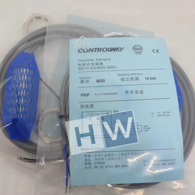 1PC Brand New CONTROLWAY Inductive Sensor Proximity Switch BD10-S3-M30 ...