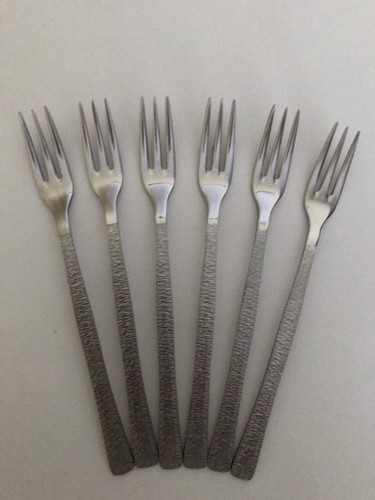 VINTAGE VINERS STUDIO 6 DESSERT FORKS IN ORIGINAL BOX | eBay