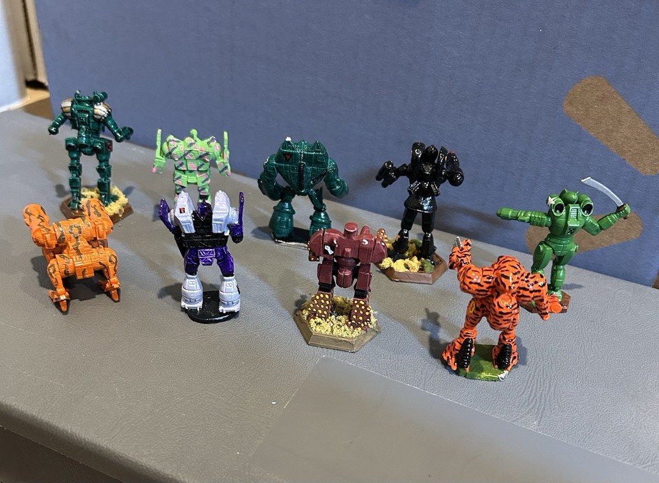 Ral Partha Battletech Metal Miniatures 1980s-1990s Lot 9 mechs | eBay