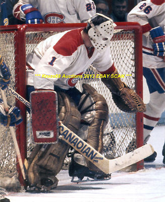 MICHEL LAROCQUE In ACTION In NET 8x10 Photo MONTREAL CANADIENS Star ...
