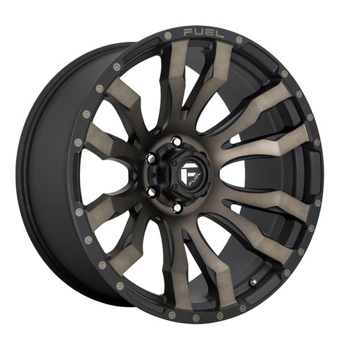 2 New Fuel Wheels Blitz D674 22x12 6-139.70 Matte Black Wheels ...