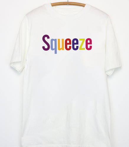 HOT NEW Squeeze BAND logo white T-shirt short sleeve All sizes TA5576 ...