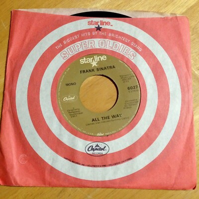 Frank Sinatra 45 All The Way / High Hopes reissue | eBay