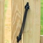 Black Wood Gate Self Closing - 13" Adjustable Spring Tension | eBay