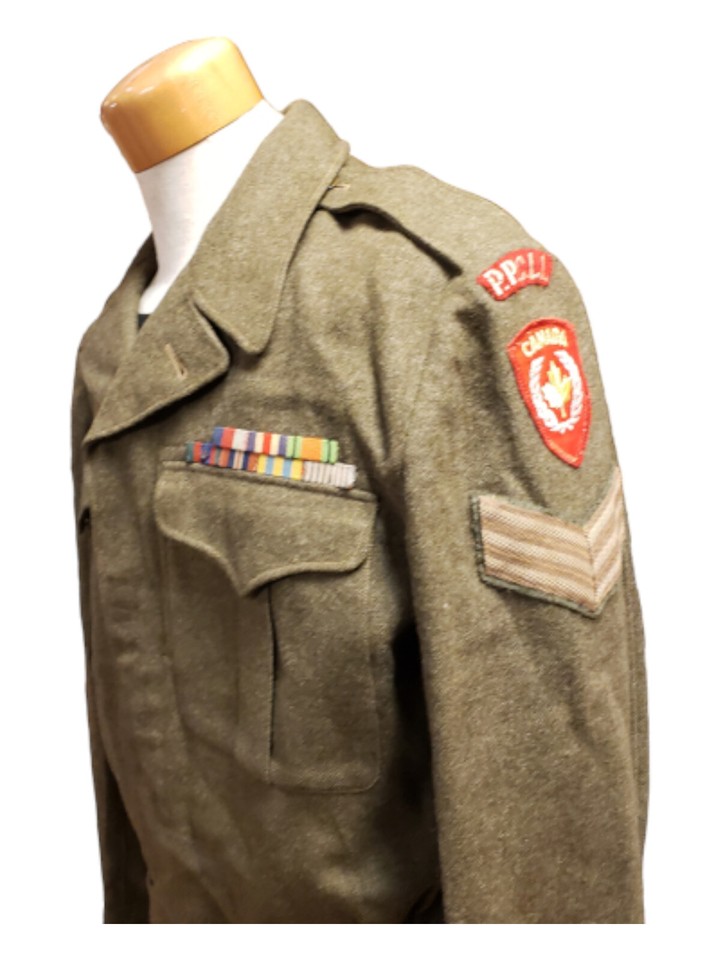 Korean War PPCLI Sergeant 1949 Battledress Tunic | eBay
