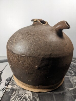 {DAMAGED} Antique Ceramic Chinese Soy Sauce Pot | ~6 inches tall ...