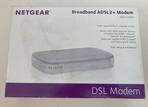 NETGEAR Broadband ADSL2 + Modem, DM111PSP - Open Box | eBay