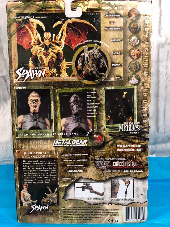 McFarlane Toys Curse Of The Spawn Jessica Priest Obersmith Action ...