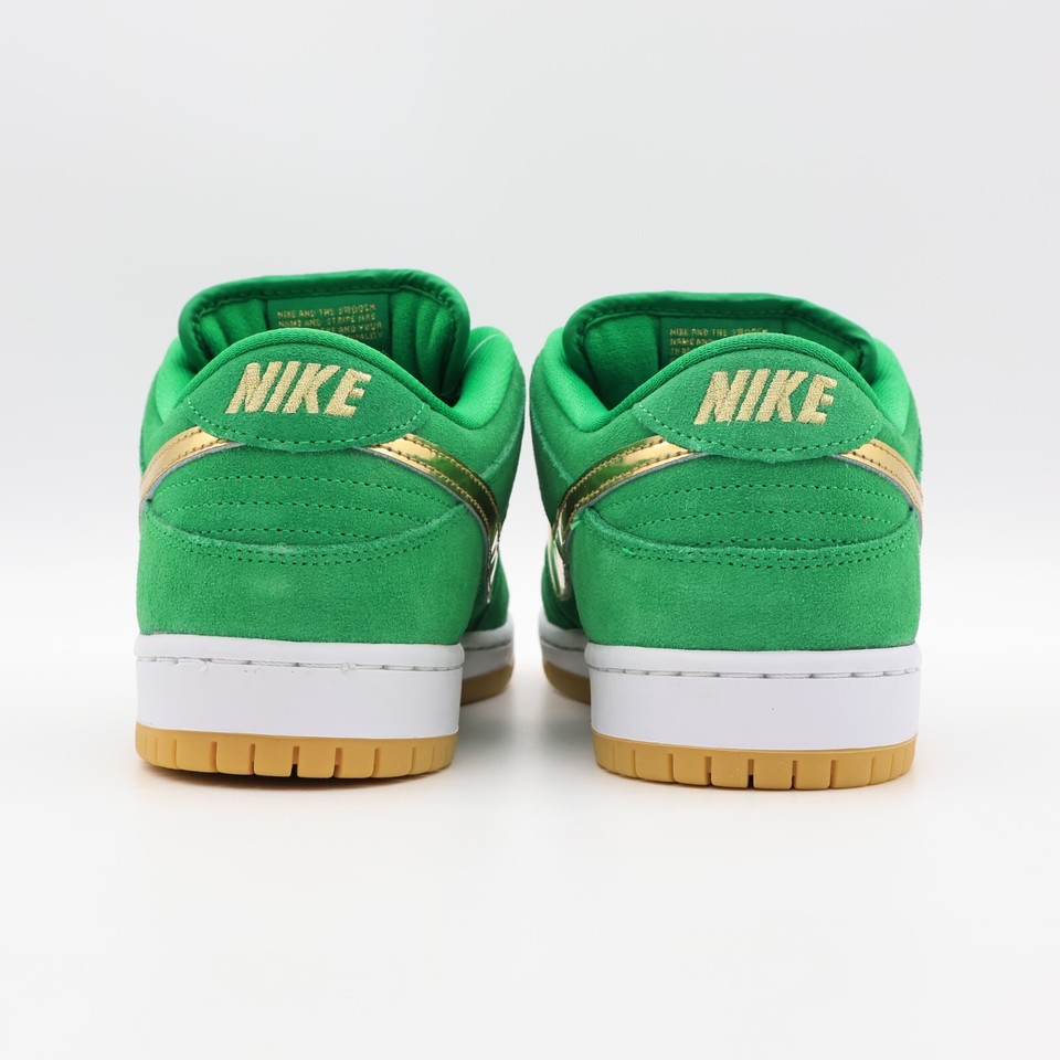 BQ6817-303 Nike SB Dunk Low Pro St. Patrick's Day Shamrock Lucky Green ...