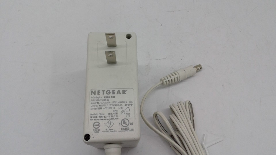 Netgear 12V 3.5A AC Adapter AD2150F10 Power Supply 332-11093-02 Charger ...
