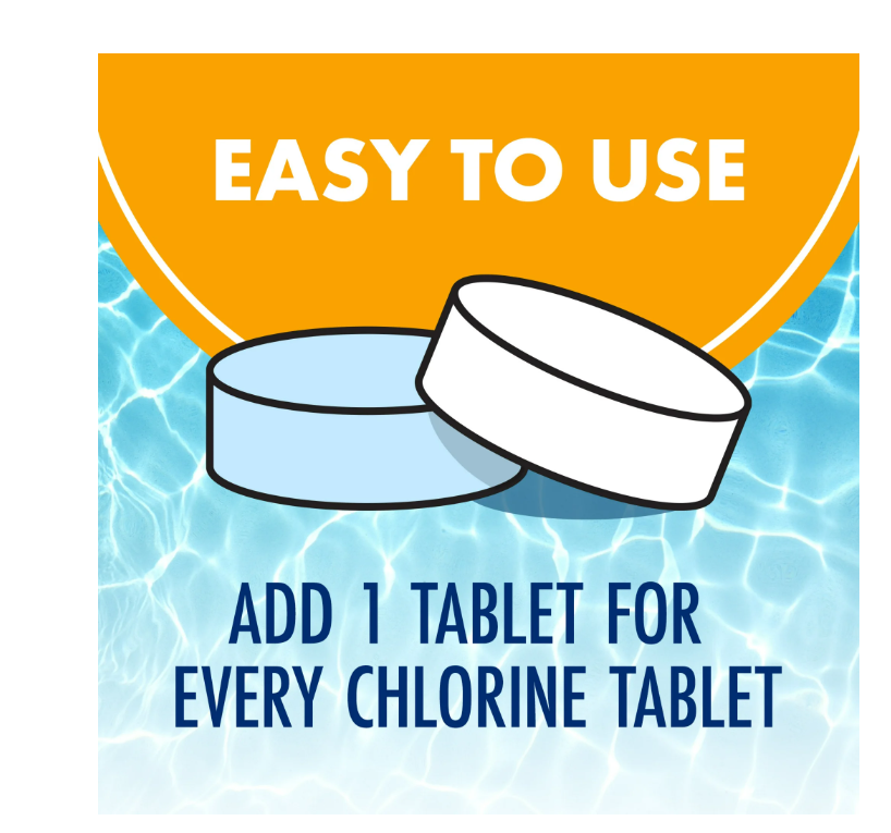 Arm & Hammer Clear Balance Swimming Pool Maintenance Tablets,White ...