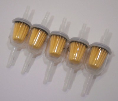 UNIVERSAL INLINE FUEL FILTER 5 PACK VOLKSWAGEN T1 BUG BEETLE 1946-1974 ...