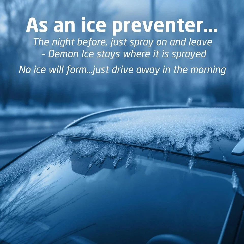 CarPlan Demon Ice 1L 2 Pack - 2 in 1 Pre-Icer & De-Icer - Prevents ...