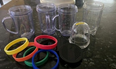 NEW Magic Bullet Replacement Cups and lids | eBay