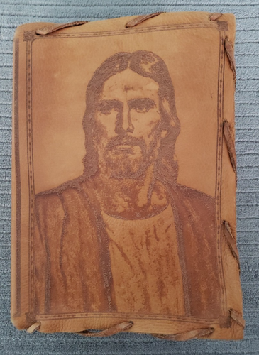 LDS Quad Scriptures w/ Embossed Leather Cover READ! | eBay