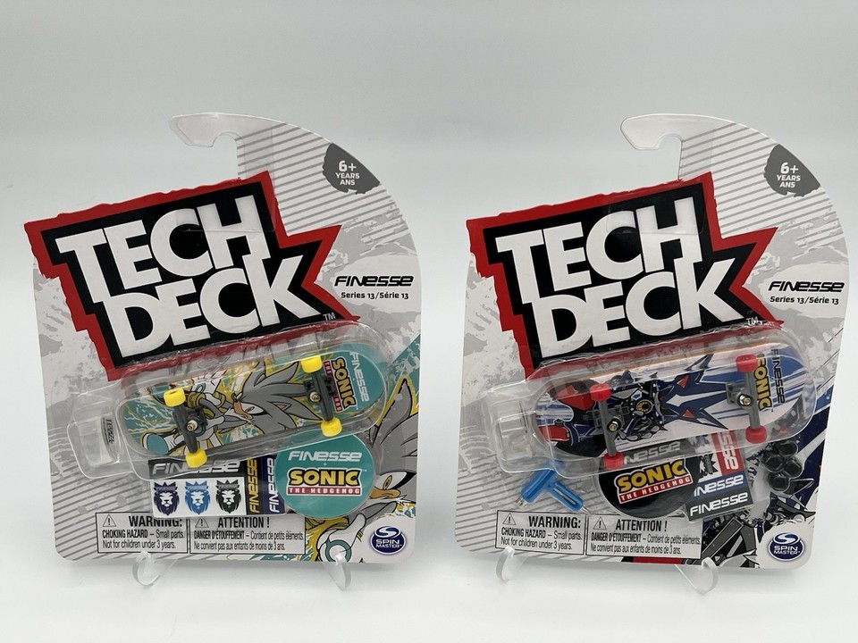 Neo Metal & Silver Sonic TECH DECK Ultra Rare FINESSE SONIC THE ...