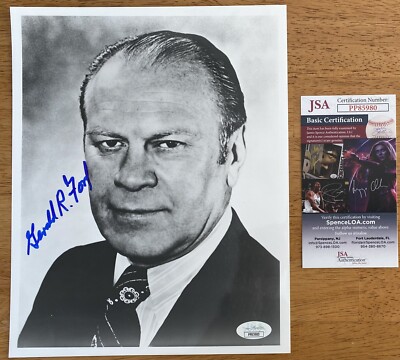 Gerald Ford Signed Autographed 8x10 Photo JSA Certified President | eBay