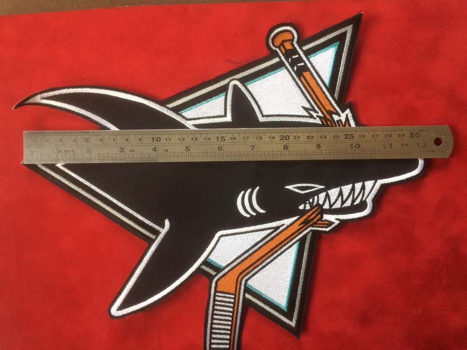 San Jose Sharks Large 12 inch Patch - New - NHL - Additional Patches ...