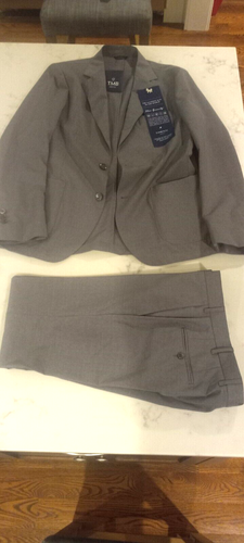 $2300 NWT TOMBOLINI ZERO GRAVITY SUIT 38 DOVE GRAY CARY GRANT LIGHTEST ...