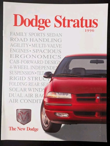 1996 Dodge Stratus Sales Brochure Catalog 13 Pages | eBay