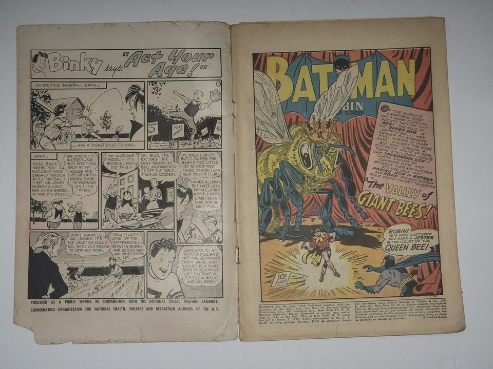 Batman #84 Classic Catwoman Cover & Story Lower Grade | eBay