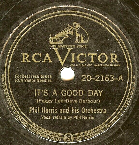 1947 Phil Harris A Good Day & Possum Song 10 inch RCA VICTOR 20-2163 ...