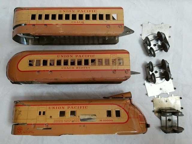 Marx Prewar Union Pacific M10000 Streamliner Set for sale online | eBay