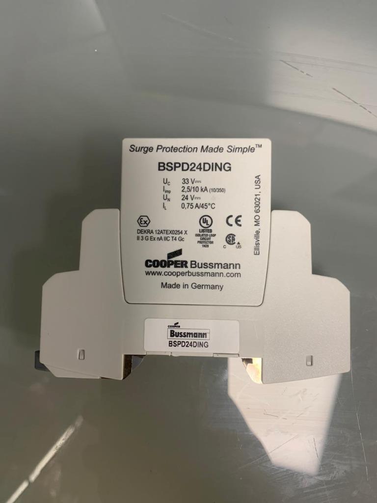 BUSSMANN BSPD24DING UNIVERSAL SURGE PROTECTION DEVICE 24VDC USA SELLER ...