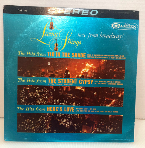 Living Strings – New From Broadway Vinyl LP 33 Rpm 1963 | eBay