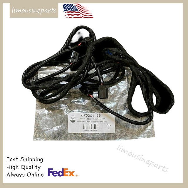 Maserati Ghibli Front Bumper Parking Sensor Wiring OE 670004438 for ...
