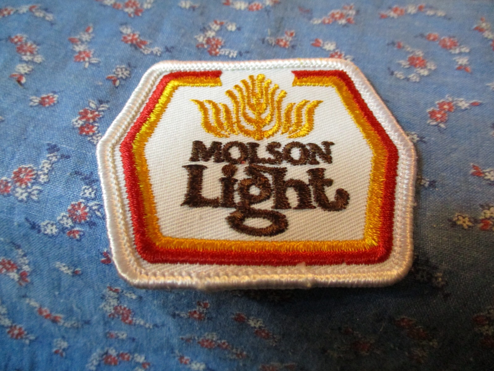 New Patch Molson Light 2 7/16 Inches High | eBay