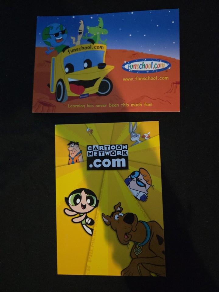 Postcard Cartoon Network Advertising Scooby Doo Flintstones Dexter's ...