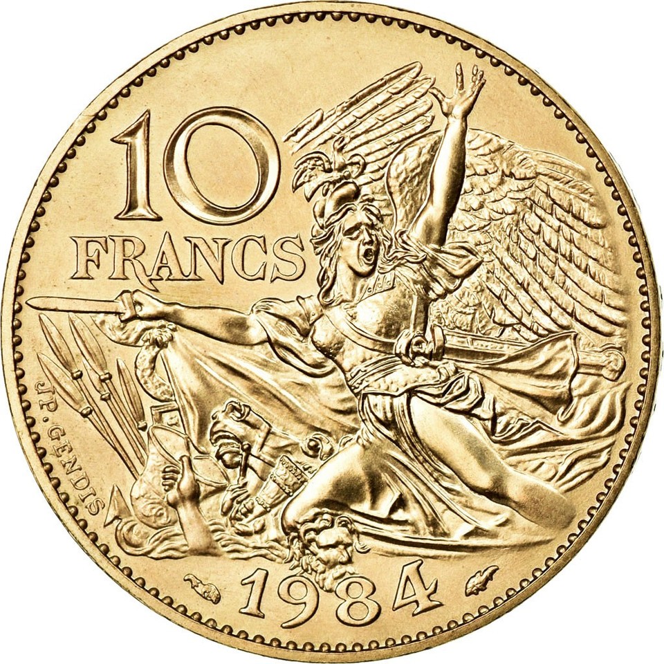Münze, Frankreich, 10 Francs, 1984, VZ+, Nickel-Bronze, KM:E128 ...