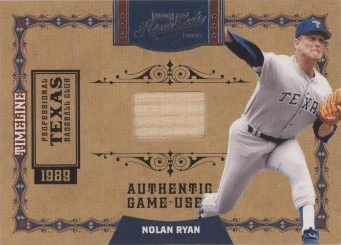 2008 Playoff Prime Cuts - Timeline Nolan Ryan #34 Bats /10 (MEM) for ...