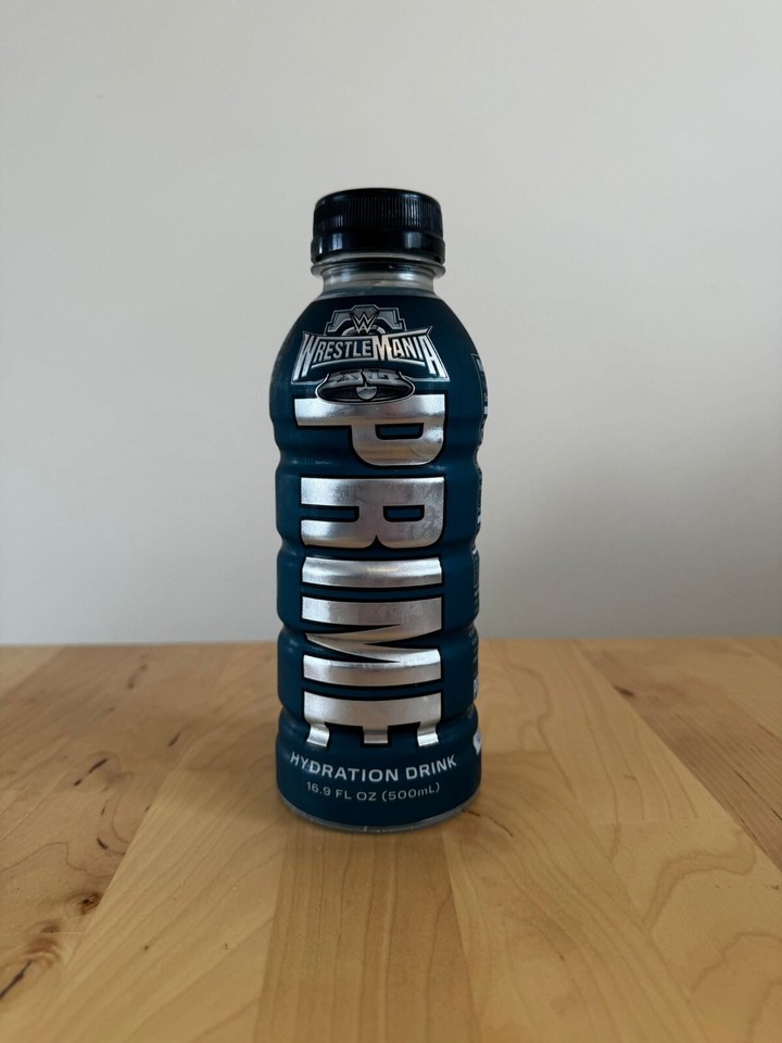 Wrestlemania 40 Prime Limited Edition Bottle Unopened | eBay UK