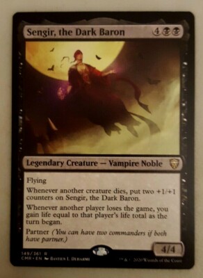 1x Sengir, The Dark Baron Commander Legends MTG Magic The Gathering NM ...