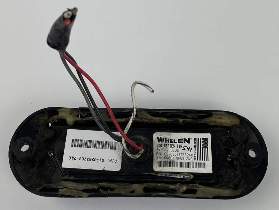 OEM Whelen 500 SERIES TIR LED Warning Light BLUE - LOOK | eBay