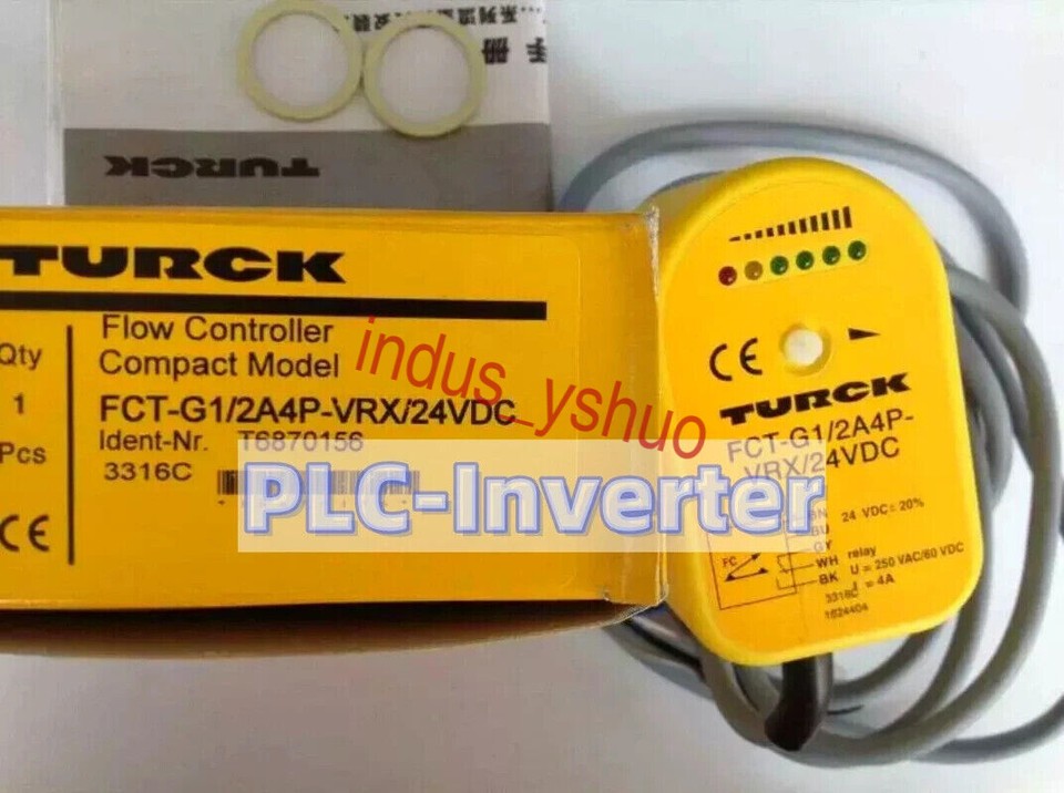 1pcs new TURCK FCT-G1/2A4P-VRX/24VDC flow sensor T6870156 Via DHL or ...