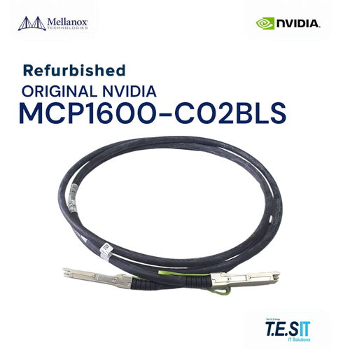 NVIDIA Mellanox® MCP1600-C02B 2.75m Copper Cable QSFP Ethernet 100GbE | eBay