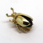 14k Yellow Gold Beetle Pin Brooch | eBay