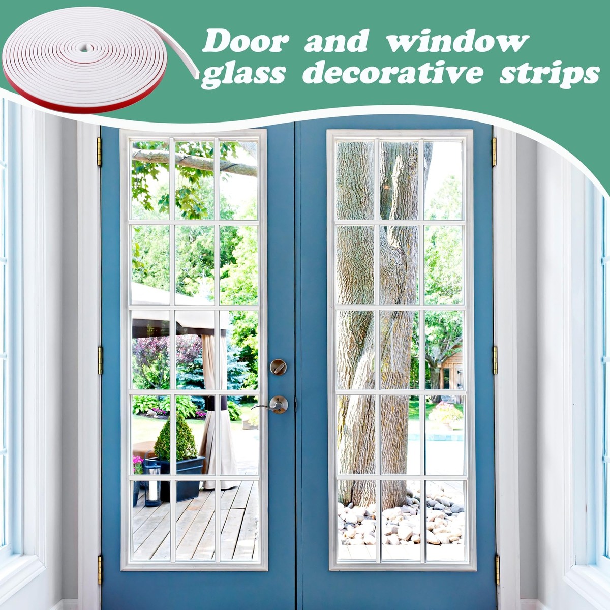 Window Pane Inserts Inside Grille