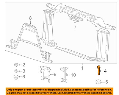 GM OEM 89-14 Aurora Radiator Support-Radiator Support Mount Bolt ...