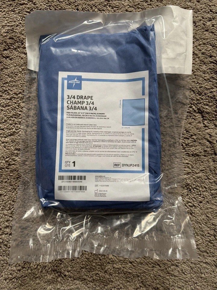 Medline Surgical Drape Absorbent Reinforcement 53” x 77” DYNJP2415 Box ...