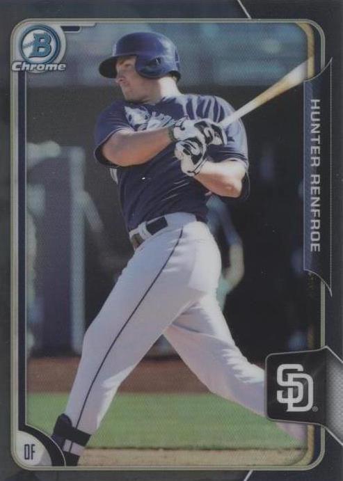 2015 Bowman Draft - Chrome Hunter Renfroe #159 Black Refractor (RC) for ...