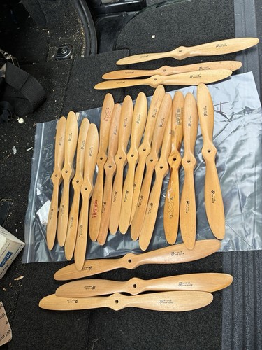 A. Large Lot Top Flight Props Propellers For Balsa Model airplane Kit ...
