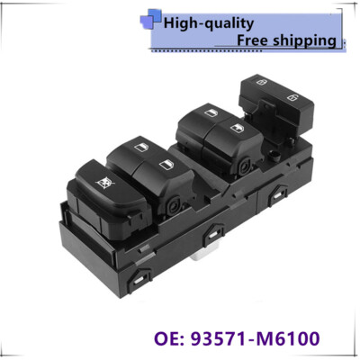 93571-M6100 Master Window Control Lifter Switch Front Left For Kia ...