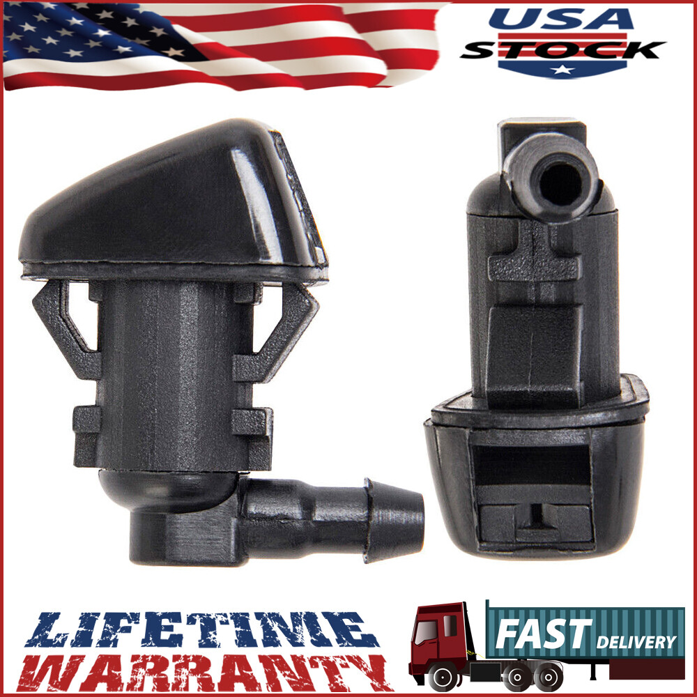 Front Windshield Washer Nozzle Sprayer Set for Ford F250 F350 F450 ...